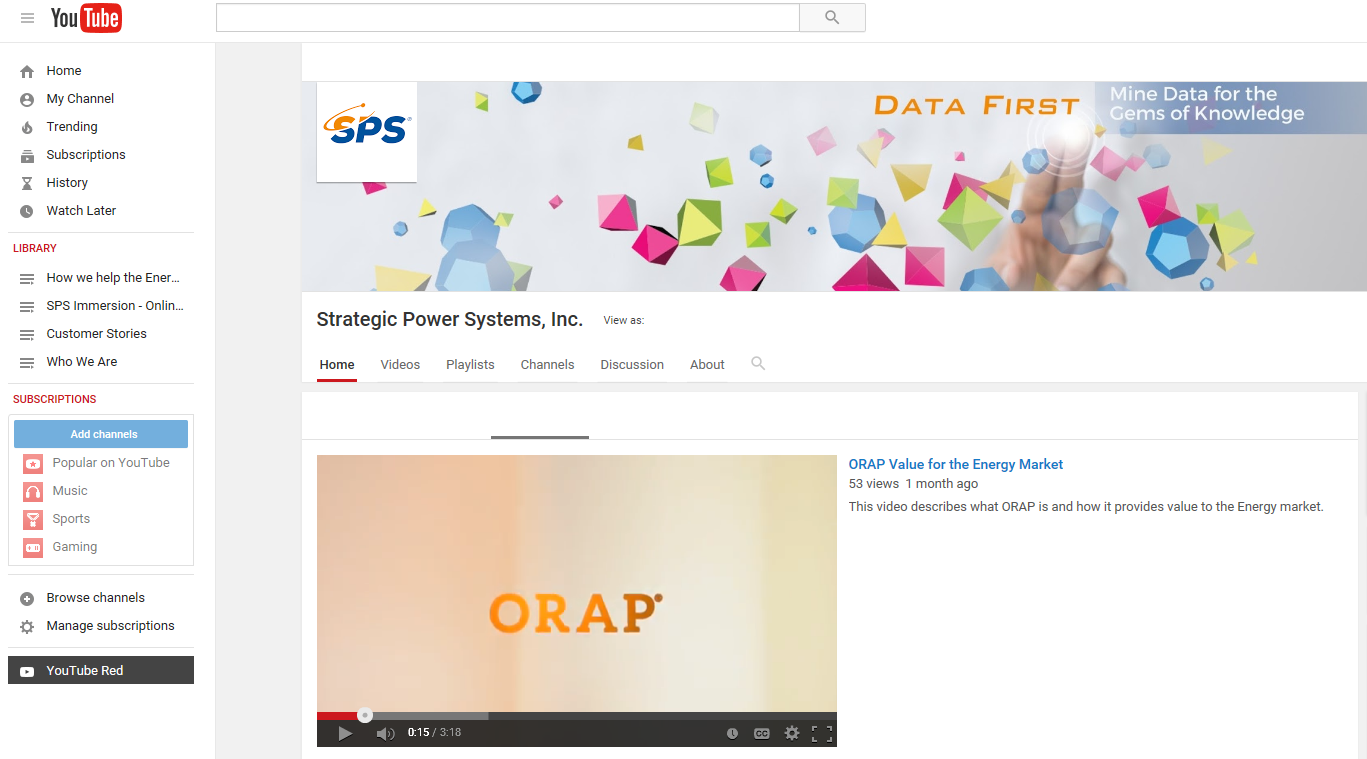 Brand NEW SPS YouTube Channel! - Blog